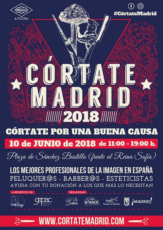 ‘Córtate Madrid 2018’ a beneficio del GEPAC y Asociación Cuenta Conmigo ...