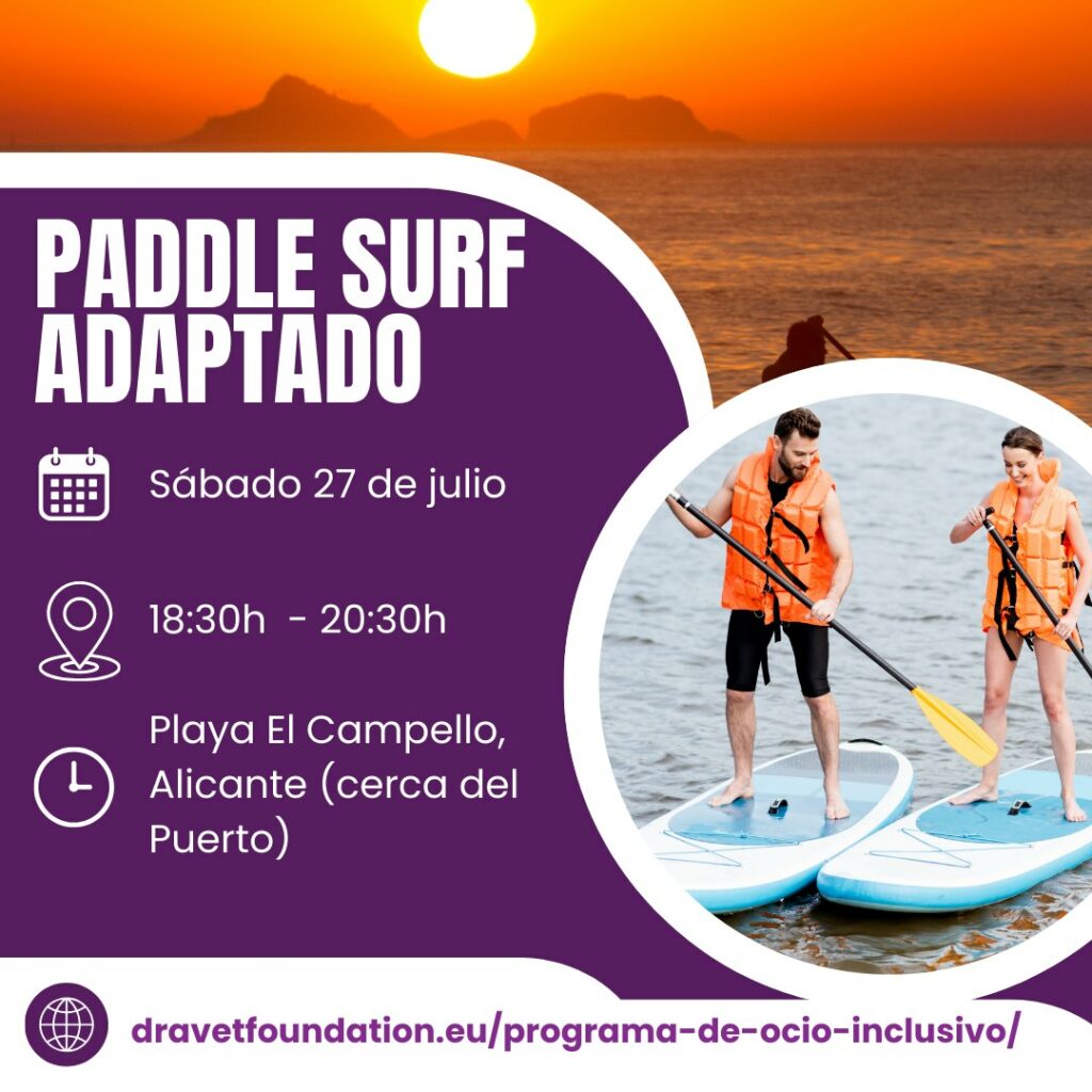 Paddle surf adaptado Síndrome de Dravet | Somos Pacientes